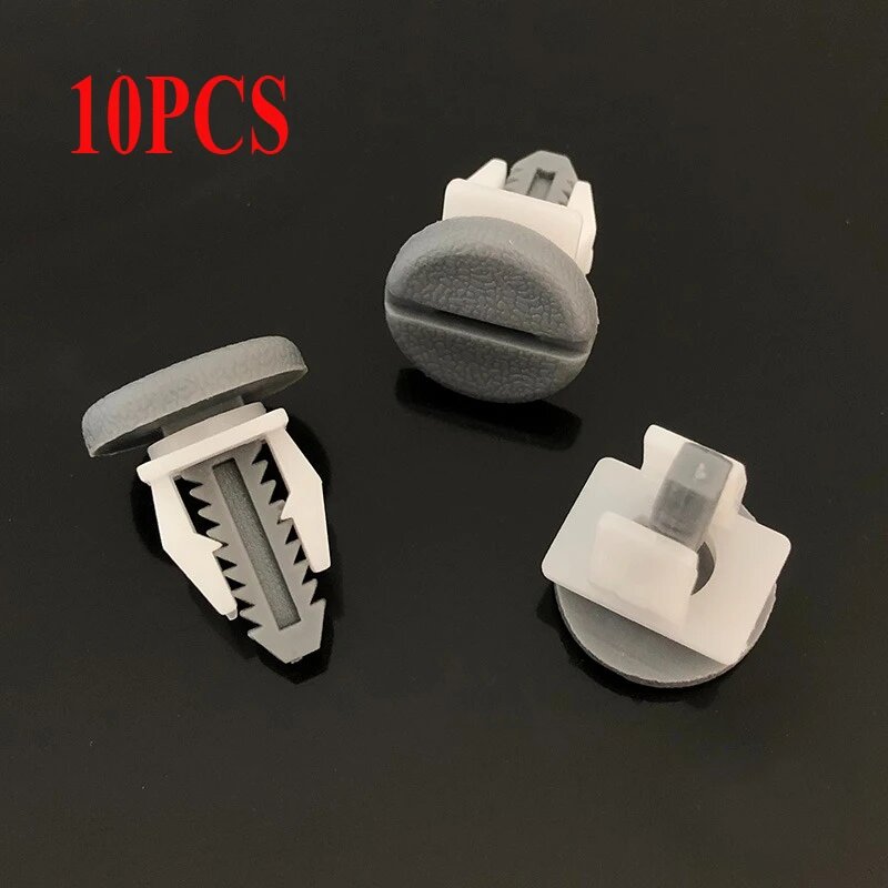 10 шт, зажимы для автомобильной дверной пластины, фиксаторы обшивки панели, заклепки для BMW Volvo Mercedes Benz, бампер, подкрылок, пластиковые крепления