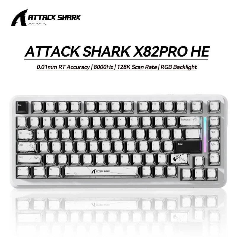 Attack Shark X82PRO HE Беспроводная Механическая Клавиатура X82PRO CVersion