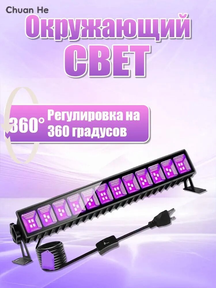 Световой сценический прибор с 360-градусной регулировкой света