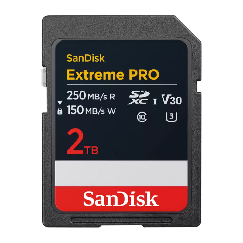 Карта памяти SanDisk Extreme Pro SDXC UHS-I Class 3 V30 250/150 MB/s 2Tb (SDSDXXD-2T00-GN4IN)