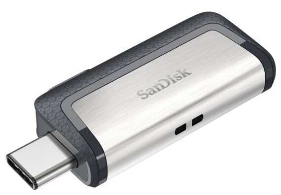 Флеш Диск Sandisk 128Gb Ultra Dual SDDDC2-128G-G46 USB3.0 серый/узор
