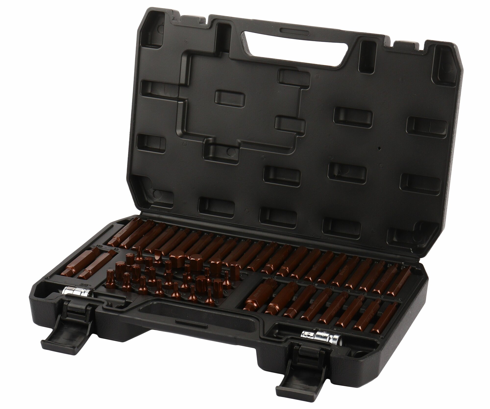 Набор бит 1/2" & 3/8" (T20-T60, R6-R12, H4-H12, M5-M16) 60пр, в кейсе LG-S1002 LIGE