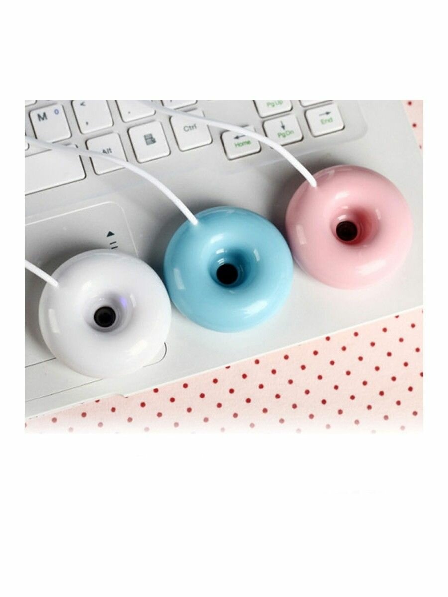 Мини usb увлажнитель воздуха modern mini usb donut humidifier air purifier, розовый=v=