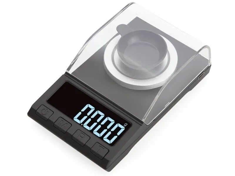 Электронные портативные весы Jewelry scale 0.001г / 20г для ювелирных изделий черные