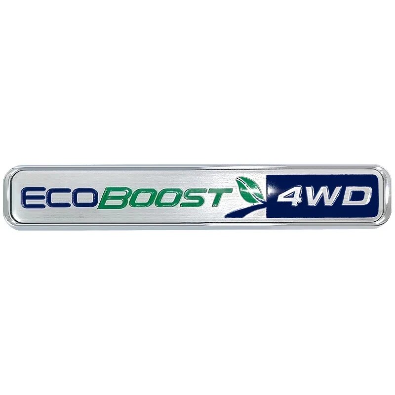 ABS боковая наклейка на багажник, наклейка на багажник для Ford ECOBOOST 4WD 180 ECOBOOST 4WD-Silver