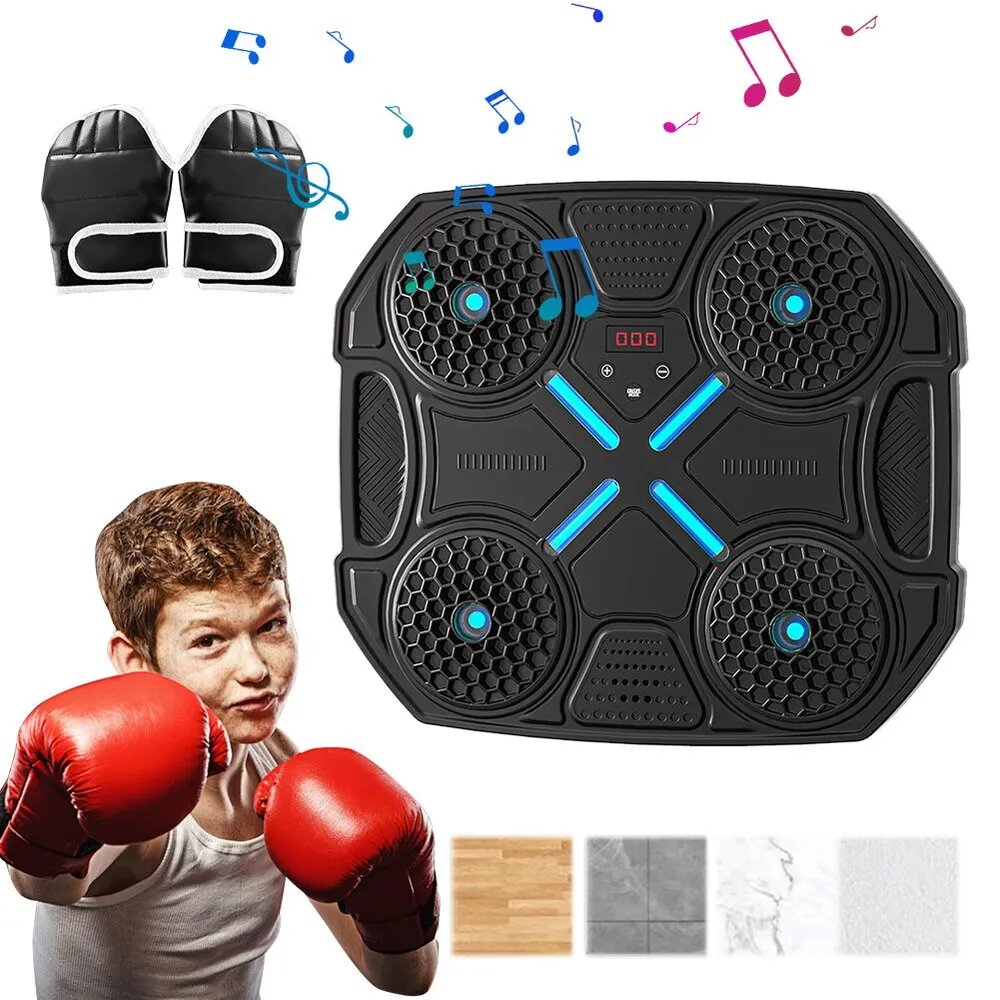 Набор инвентаря для бокса Музыкальный боксёрский тренажёр с Bluetooth для детей, ABS пластик
