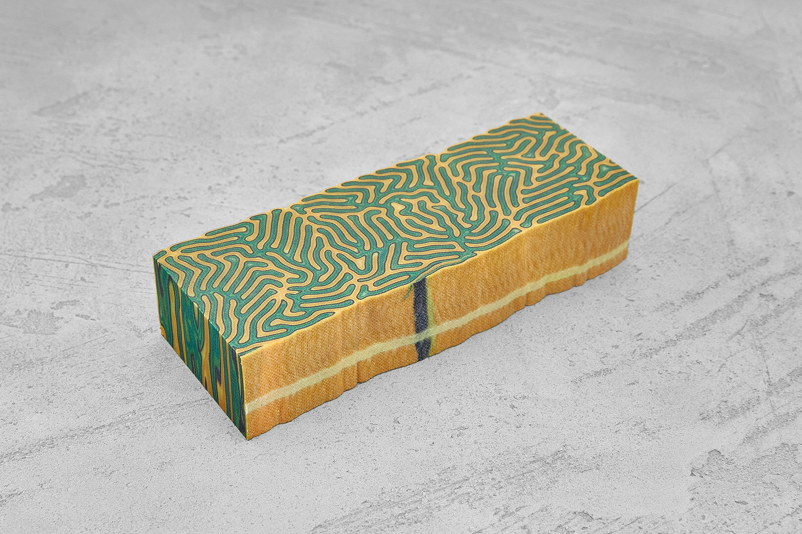 Авторская микарта, блок 135х46х28мм T086