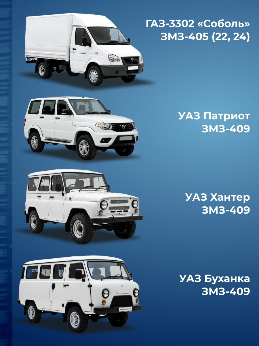 Распредвал 406-1006015-10 ЗМЗ, высокопрочный чугун, для ГАЗ, УАЗ, инжектор, 1 шт. — фото 1