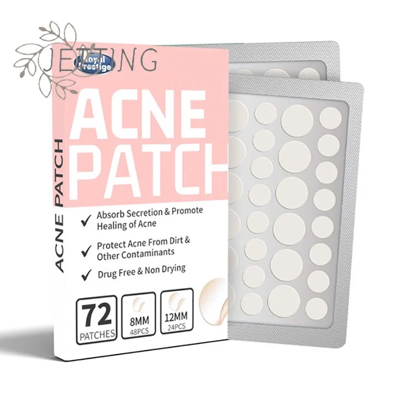 Невидимые пластыри для лица с салициловой кислотой 72 шт