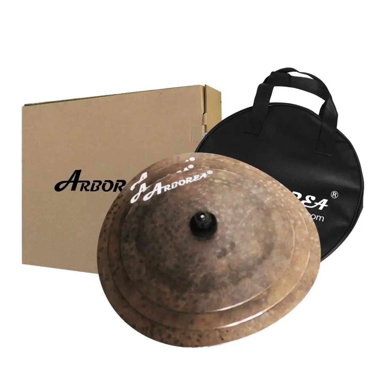 Набор из 3-х тарелок Arborea Clap Stack 10/11/13 дюймов, бронзовые, с эффектом 7 9 11 inch and Bag