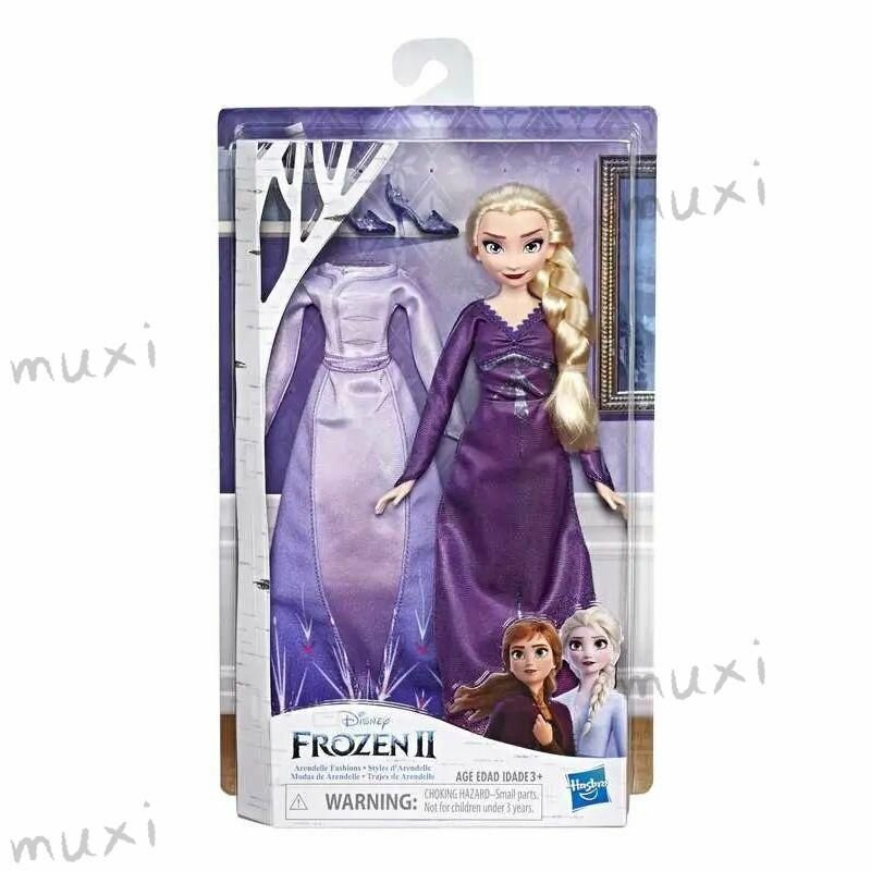 Hasbro Disney Frozen 2 Arendelle Fashions Elsa Doll модных кукол Эльзы, с длинными светлыми волосами, с 2 нарядами, Подходит для детей старше 3 лет
