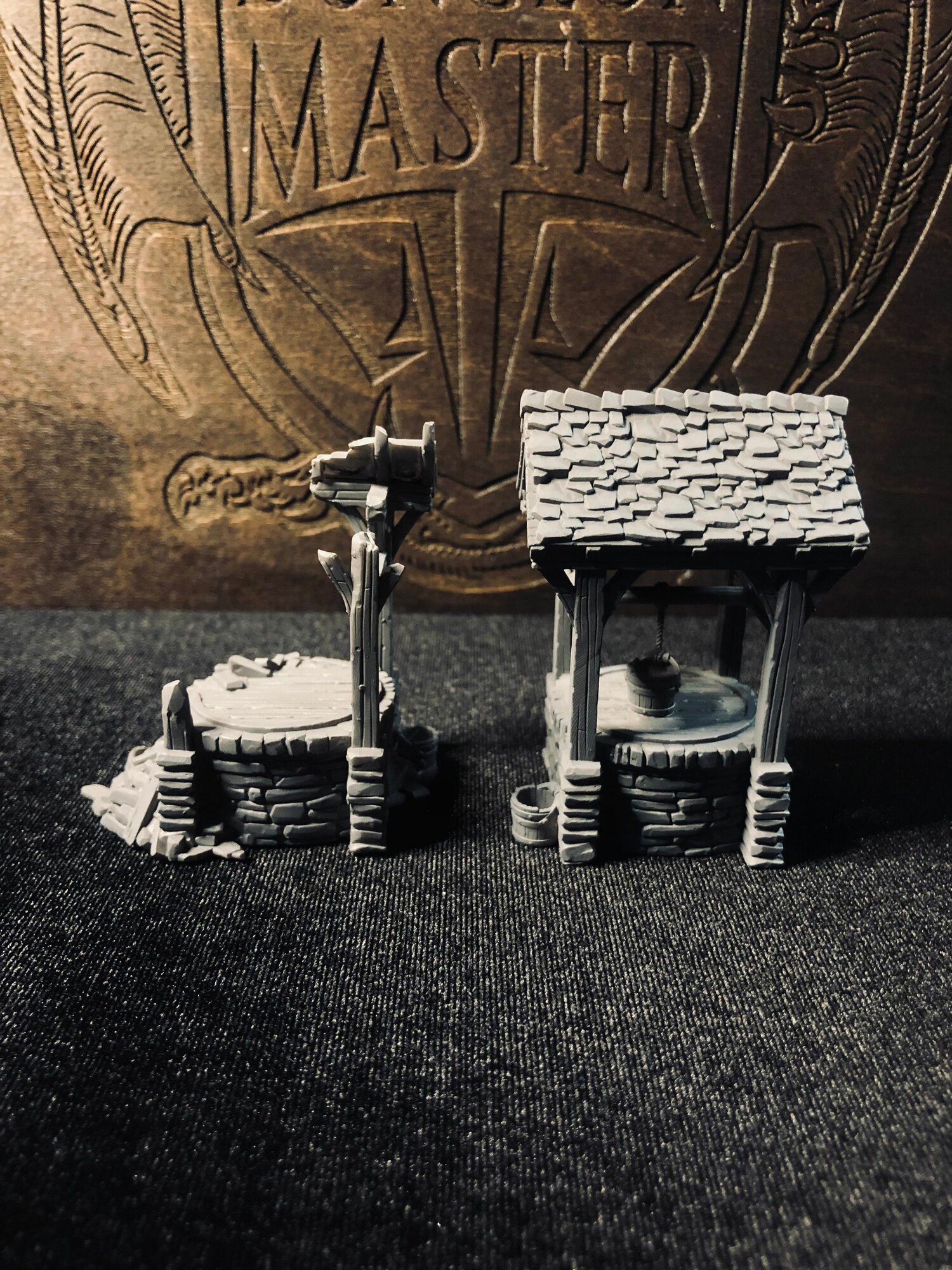 Колодец и руины колодца - Террейн, Миниатюра для настольных игр DnD, ДнД, Dungeons & Dragons, Pathfinder.