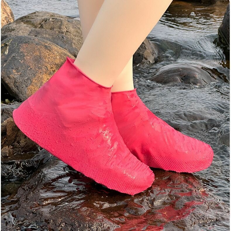 Антискользящие утепленные чехлы для обуви для защиты от дождя