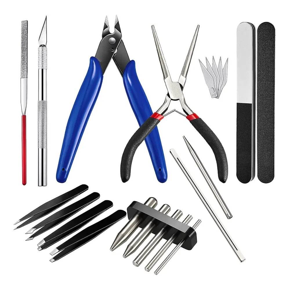 Набор инструментов для сборки металлических моделей DIY, 17 предметов, для ювелирных изделий