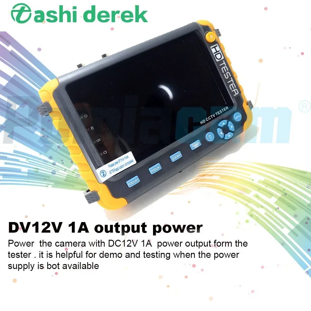 4 в 1 Cvbs Ahd Tvi Cvi 8MP Тестер видеонаблюдения Ahd Monitor IV8W Тестер видеомонитора UTP Тест кабеля Тестер видеонаблюдения Монитор видеонаблюдения для камеры