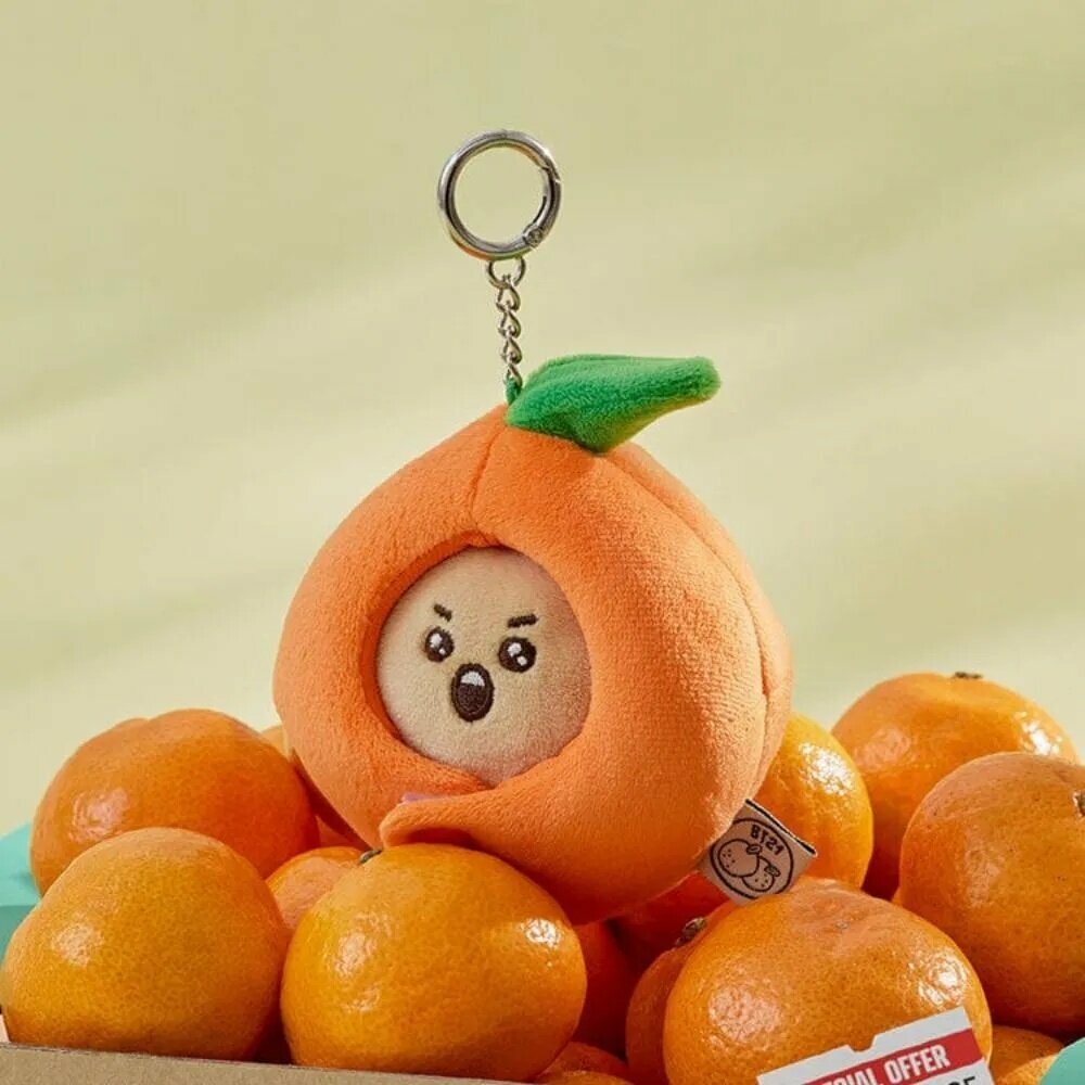 Брелок BTS BT21 Серия Апельсины плюшевая игрушка для фанатов