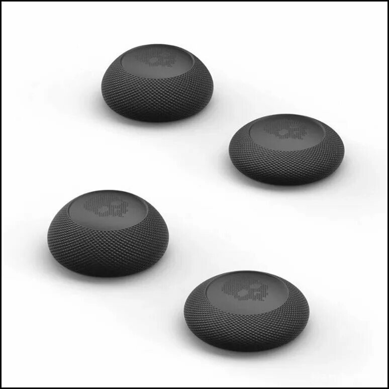 Премиум накладки на стики "Convex Thumb Grip" Skull & Co для Steam Deck / OLED / Rog Ally, 4 шт-черный