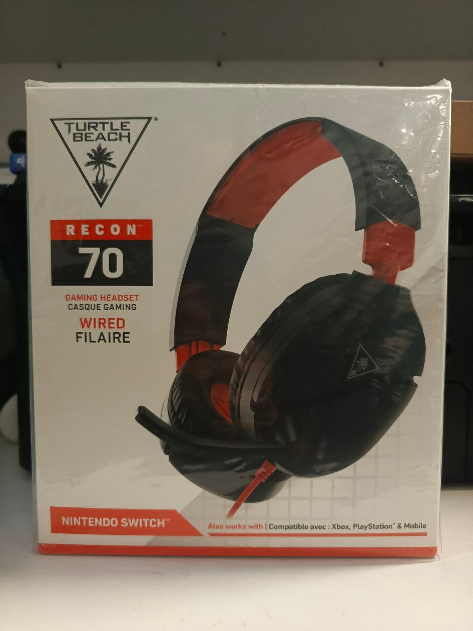 Наушники проводные Turtle Beach Recon 70N Wired Multiplatform Gaming Headset - Black/Red(SPC)