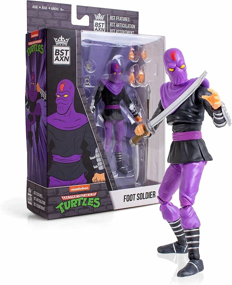 Фигурка Черепашки-ниндзя Солдат клана Фут - Foot Soldier BST