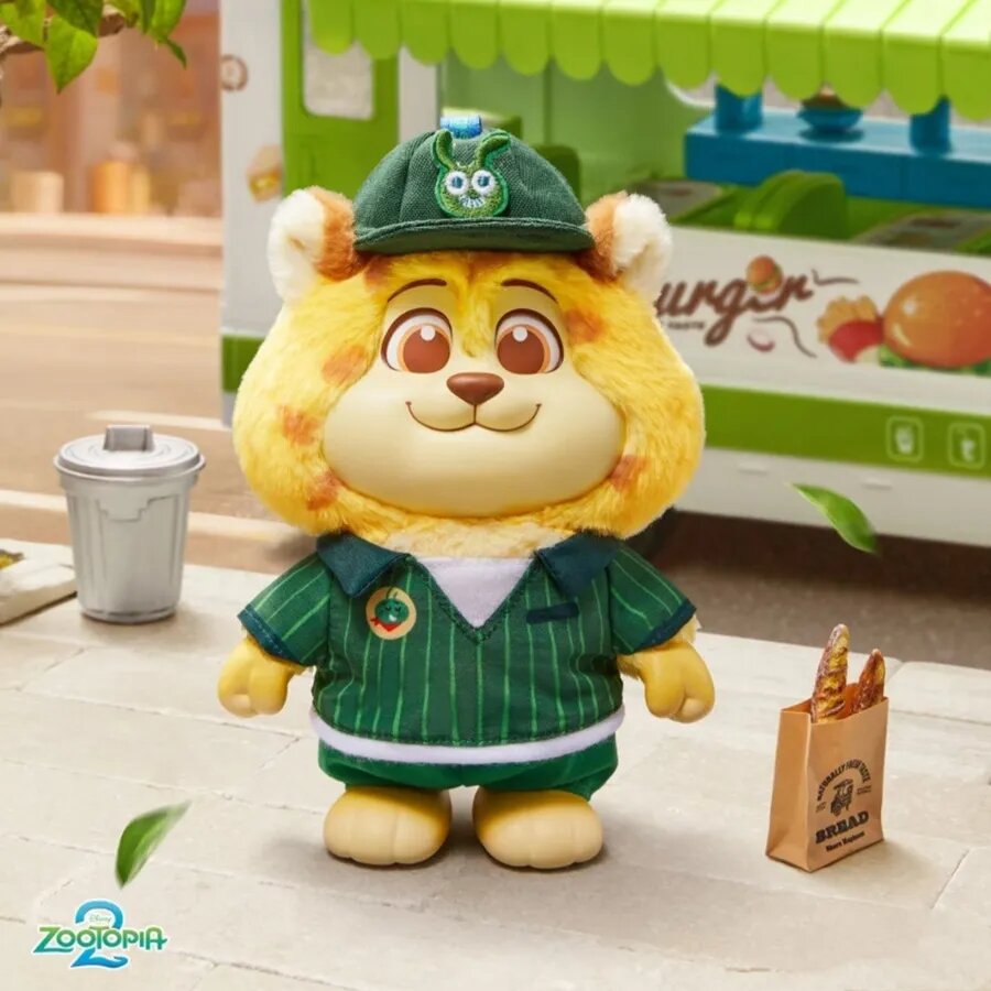 Плюшевая игрушка Полицейский Панатера Зверополис MINISO 18 см
