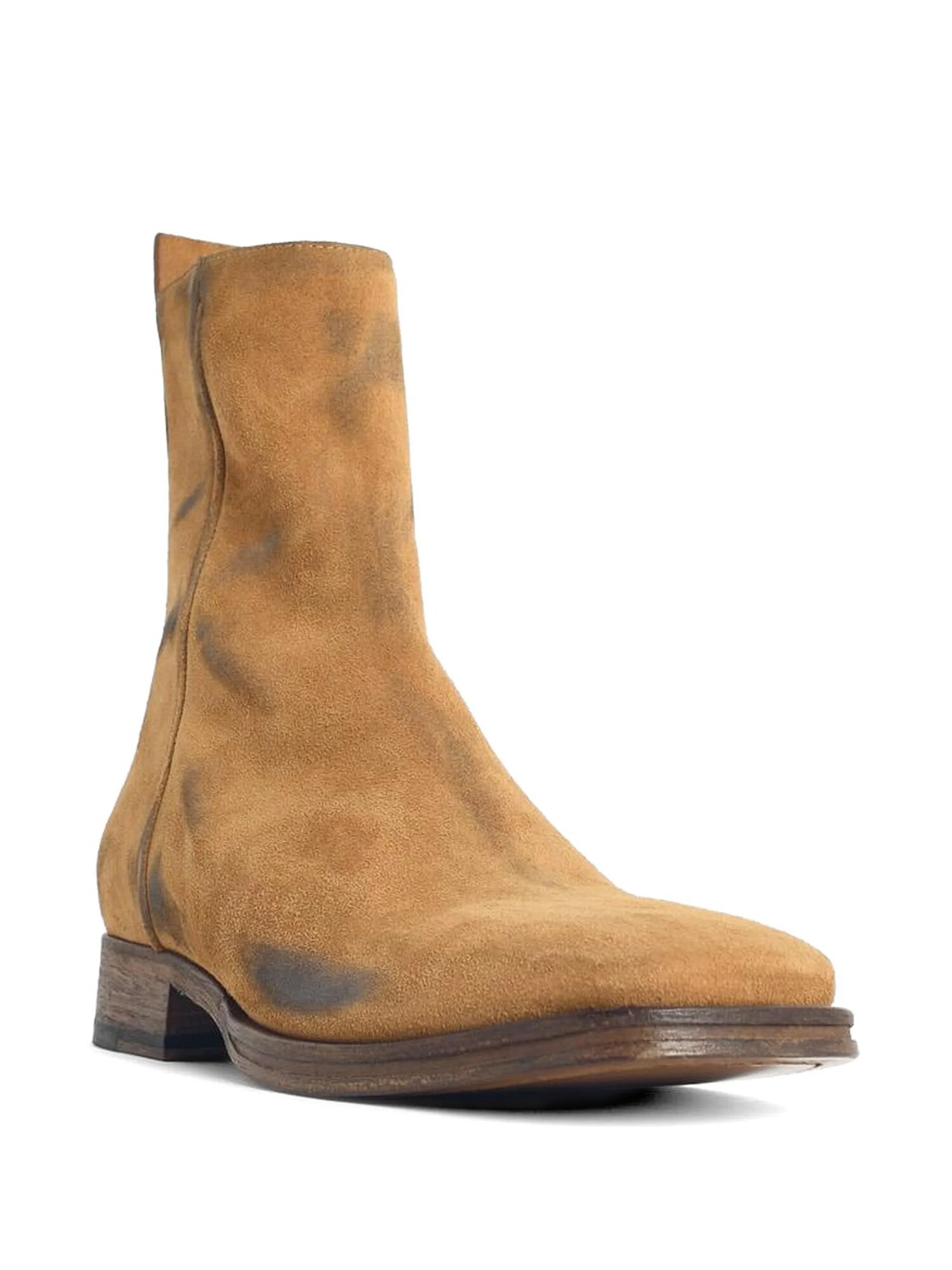 Ботинки Acne Studios Square-toe zip ankle boots, размер 42, разноцветный — фото 1
