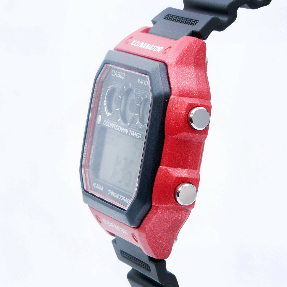 Наручные часы CASIO Collection, черный/красный — фото 1