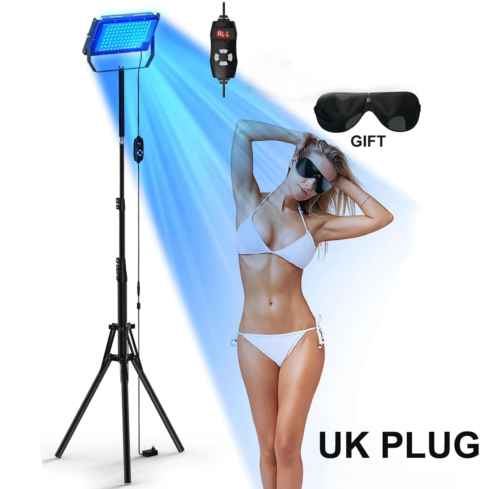 Ультрафиолетовая лампа для загара Vilnason 50 Вт, UK PLUG