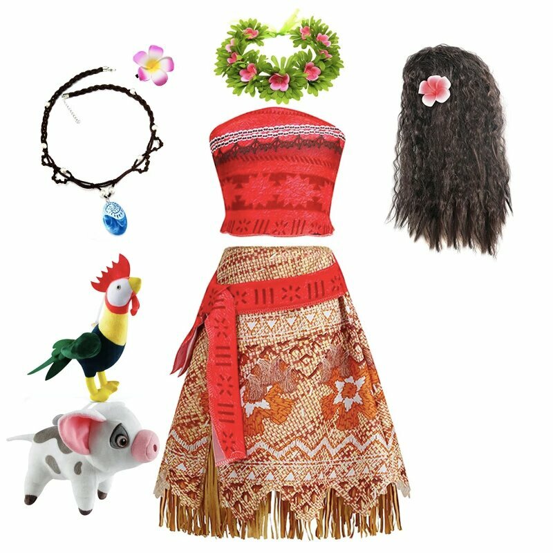 Платье Disney Moana для девочек 5-6Y (Size 130), Dress Suit6