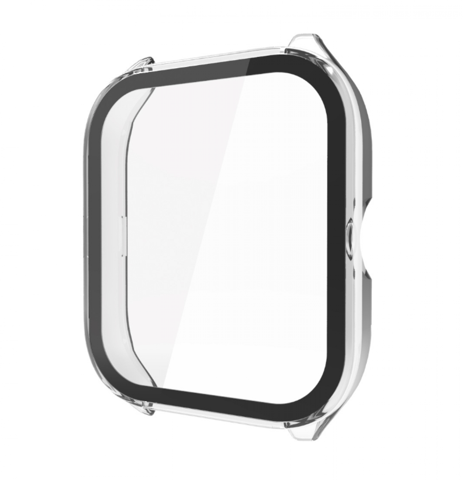 Защитный бампер-чехол MyPads Protect для Amazfit GTS 4 из тонкого силикона, прозрачный, противоударный
