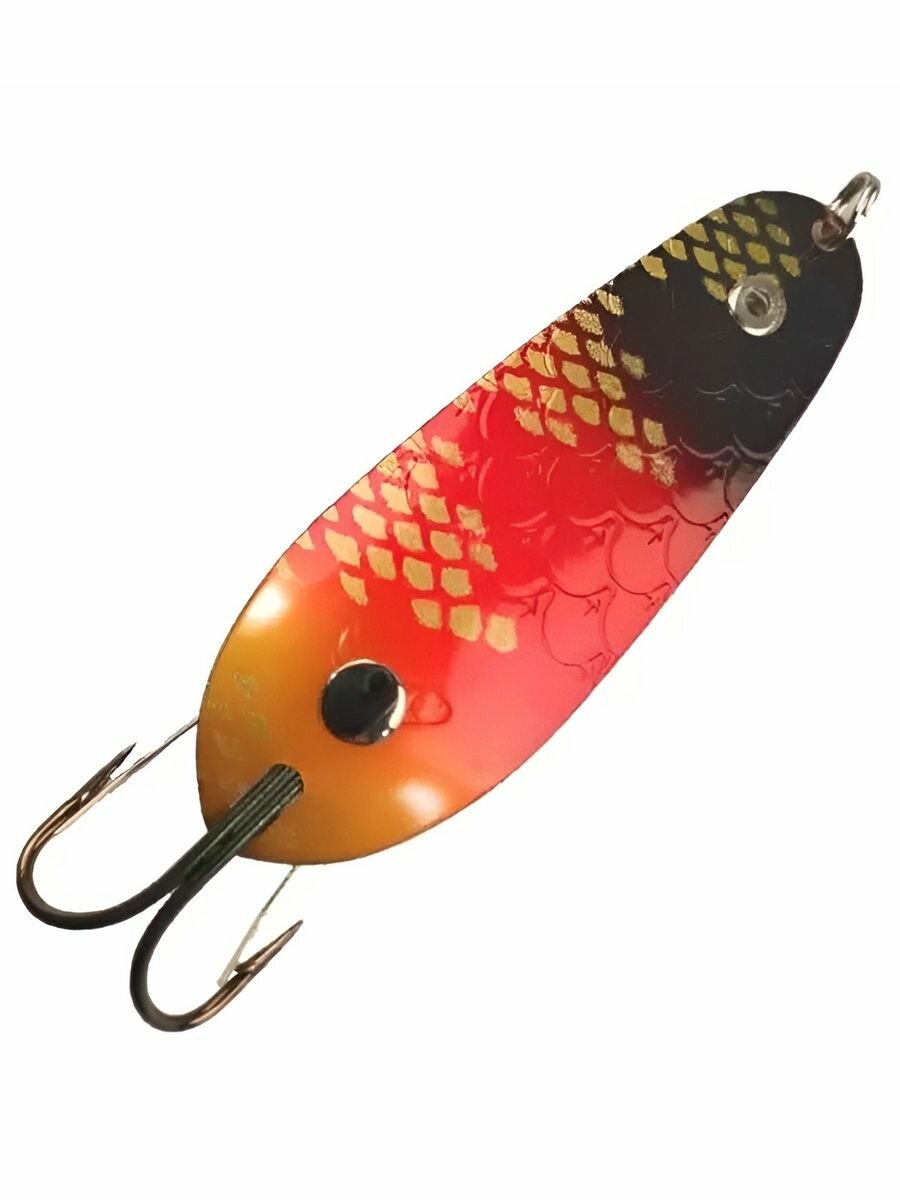 Блесна Kuusamo Rasanen 70мм 10г Незацепляйка#G/BL/FR/FYe-C, UV