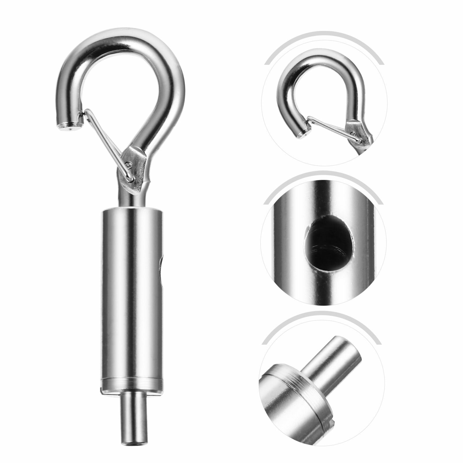 Медные натяжные крюки с глазком для стального троса, набор из 6 штук