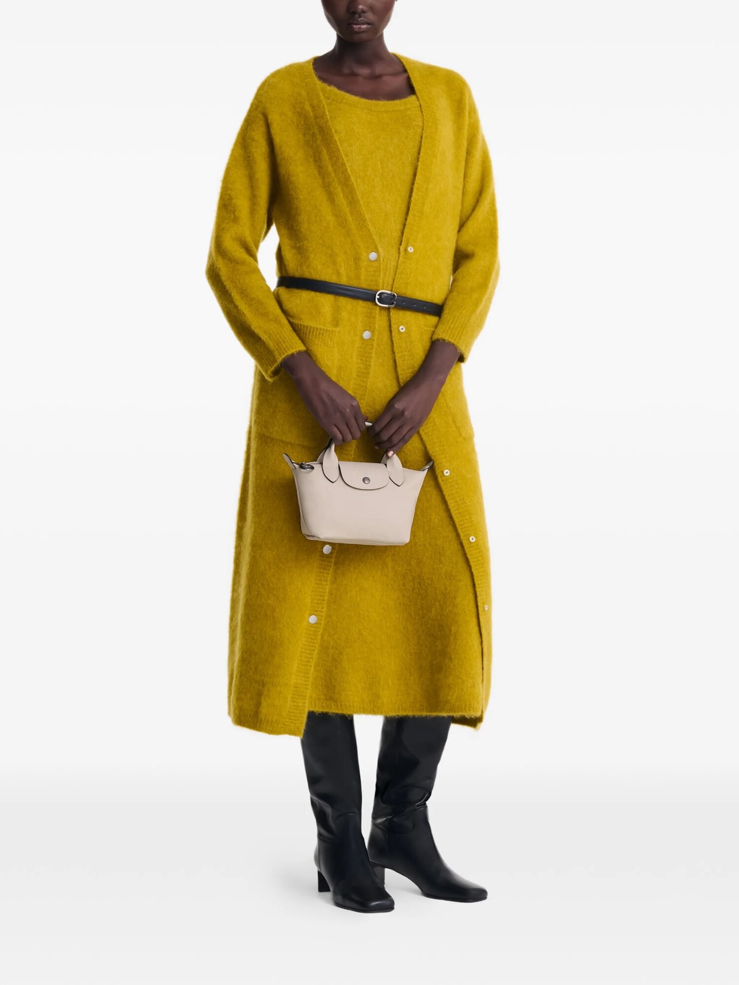 Сумка Longchamp, белый, — фото 1