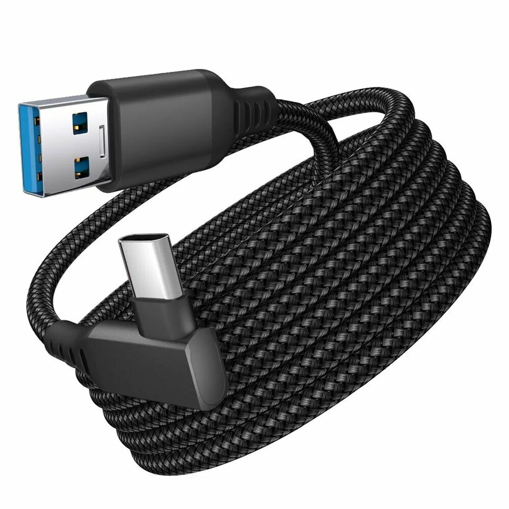 1 кабель для передачи данных, подходящий Oculus Quest 2-USB-C черный, 5 М