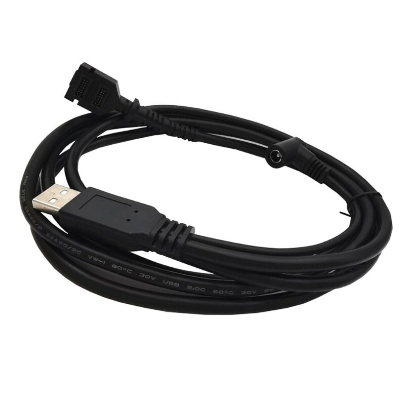 Двойной 14-контактный разъем IDC + DC5521 для подключения питания к USB-кабелю