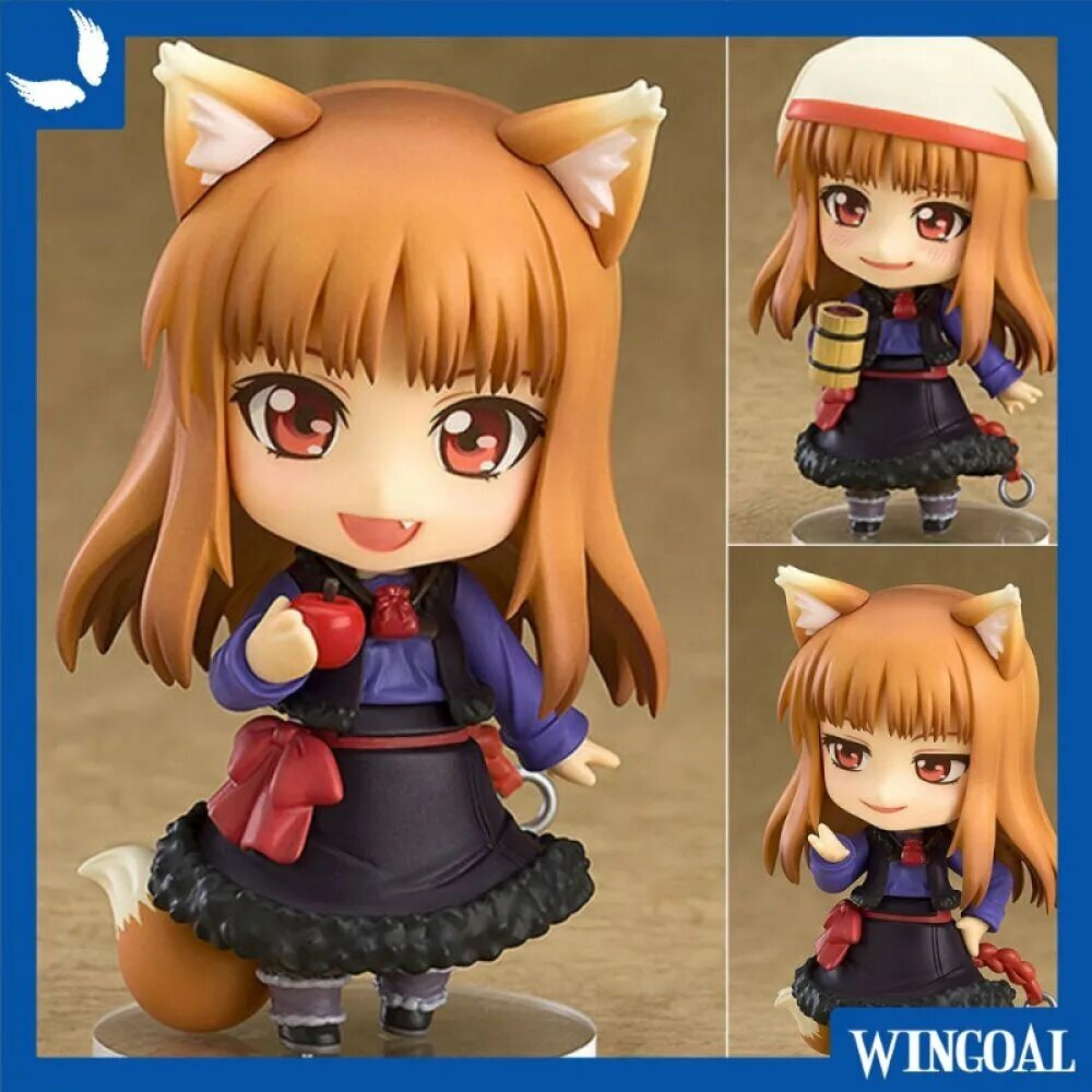 Фигурка Нендороид Волчица и пряности Холо / Spice and Wolf Holo Подарок для фаната (10 см) 728