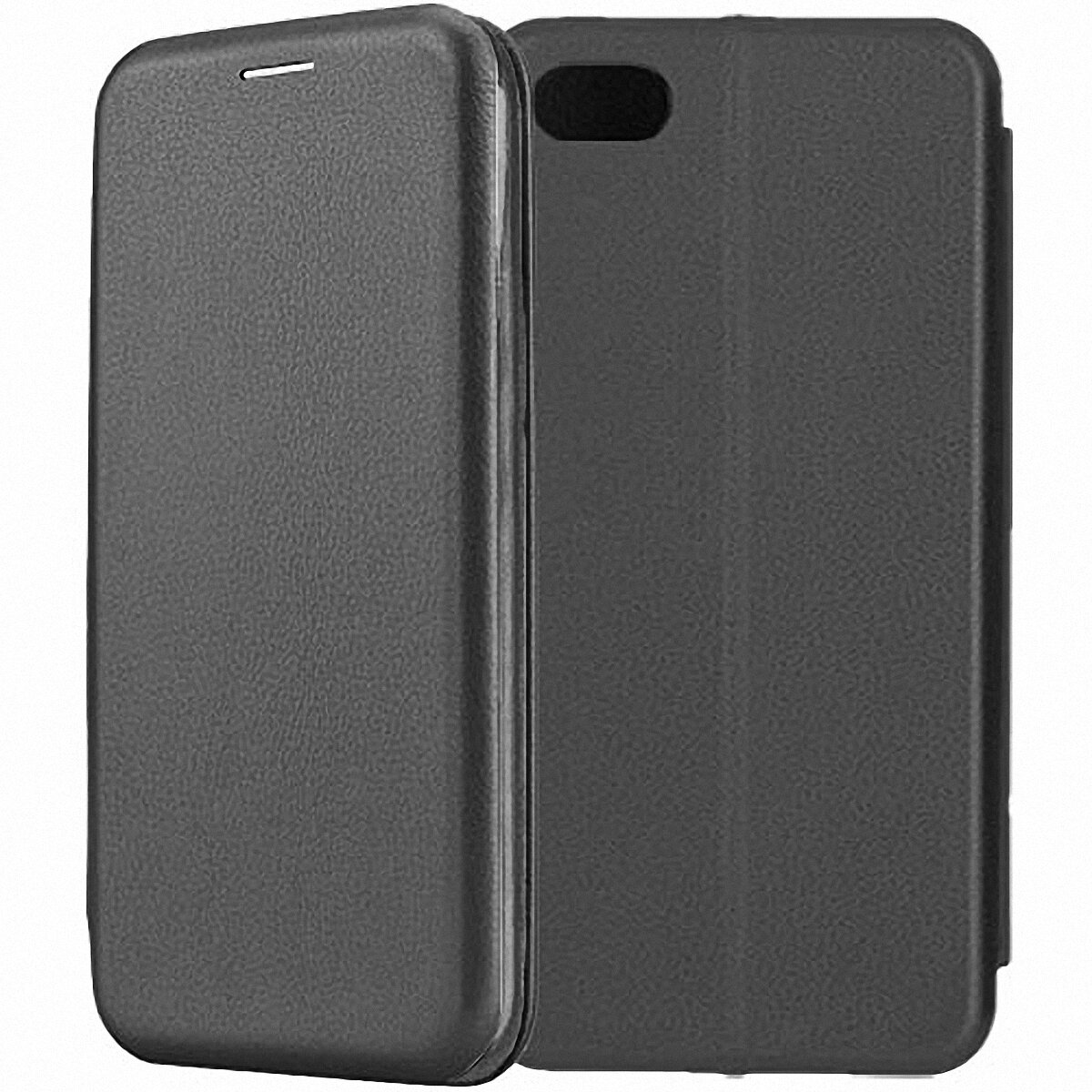 Чехол-книжка для Apple iPhone 7 / 8 черный / подставка, отделение для карт