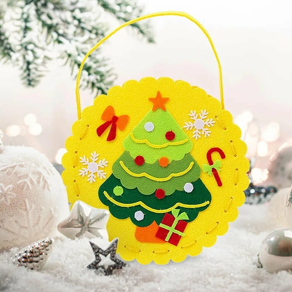 Елочная игрушка 17 см Санта Клаус Рождественские украшения 1 шт.