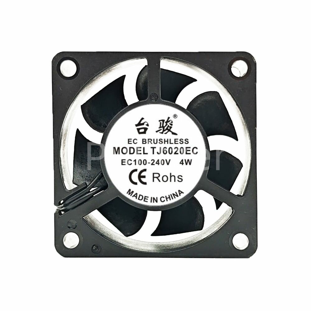Охлаждающий вентилятор TJ6020EC 60*60*20 мм 4 Вт 6000 об/мин 100-240 В