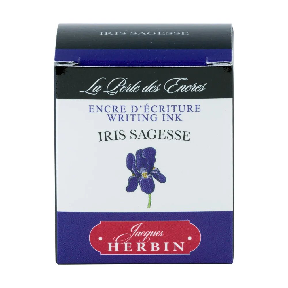 Herbin Iris Sagesse Writing Ink 30ml Фиолетовые чернила для перьевых ручек и роллеров — фото 1