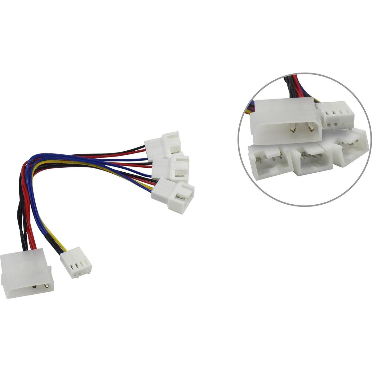 Hiper Molex 1x4pin(PWM) -> 3x4pin adapter