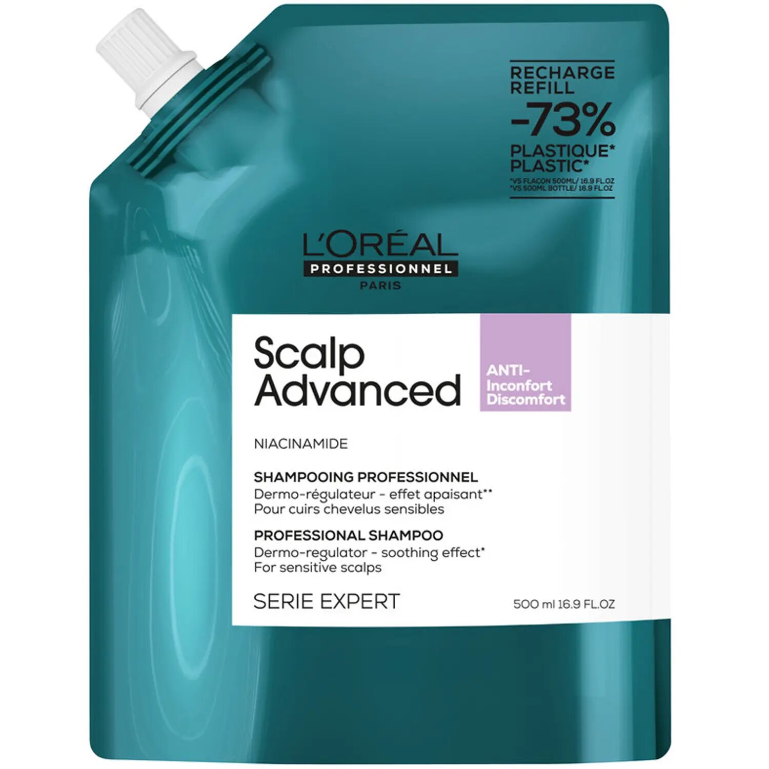 Шампунь Loreal Profession "SCALP ADVANCED", для чувствительной кожи, 500мл