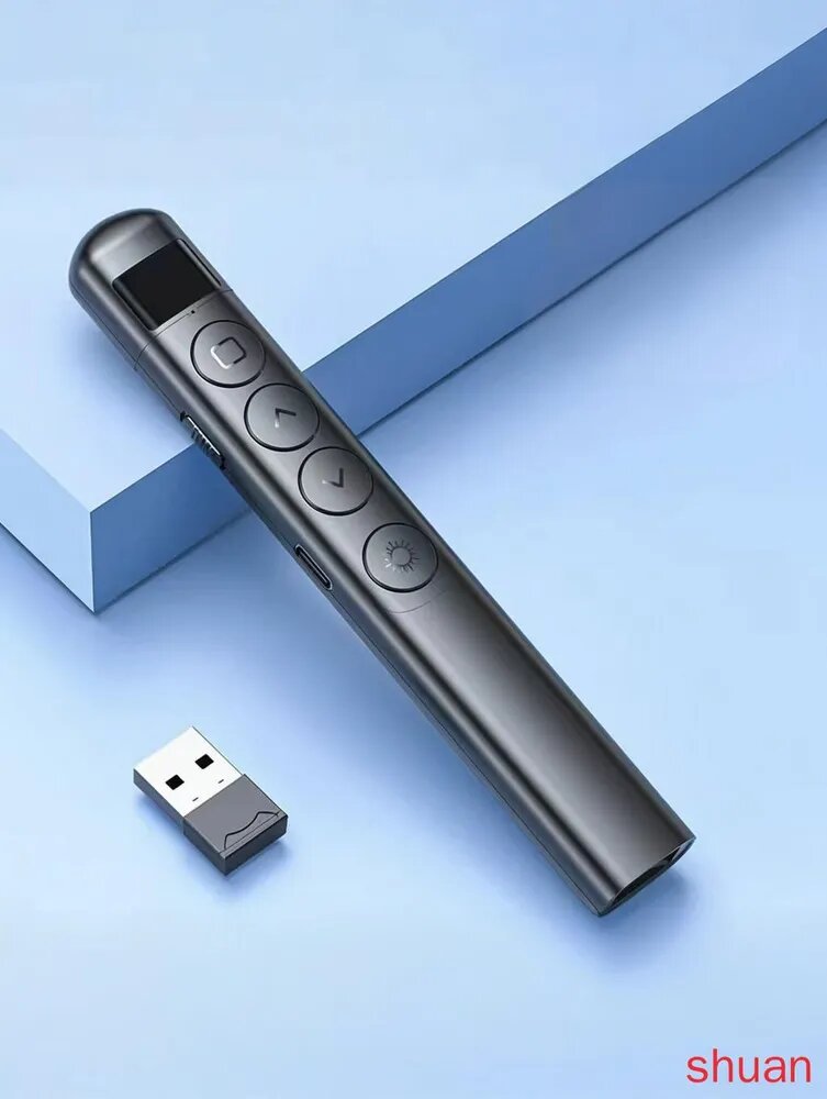 Кликер для Презентаций, Беспроводной USB Презентер с Лазерной Указкой. Указка для учителя