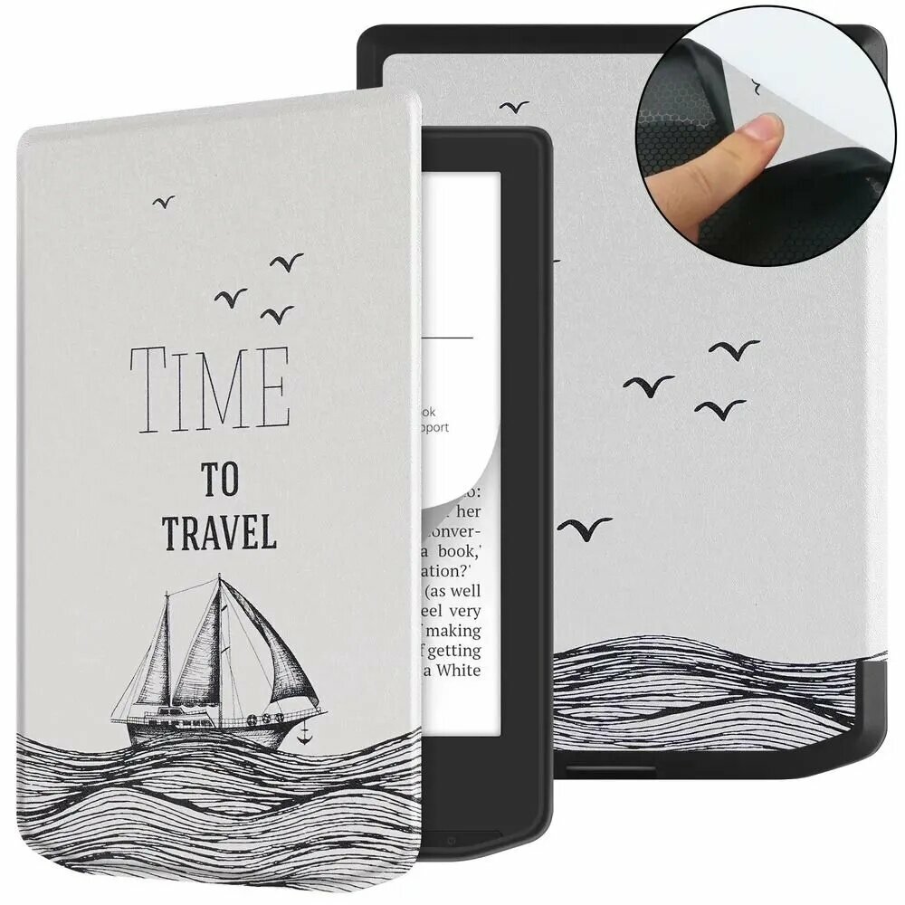 Мягкий чехол для Pocketbook 629 Verse/ 634 Verse Pro, Sailboat