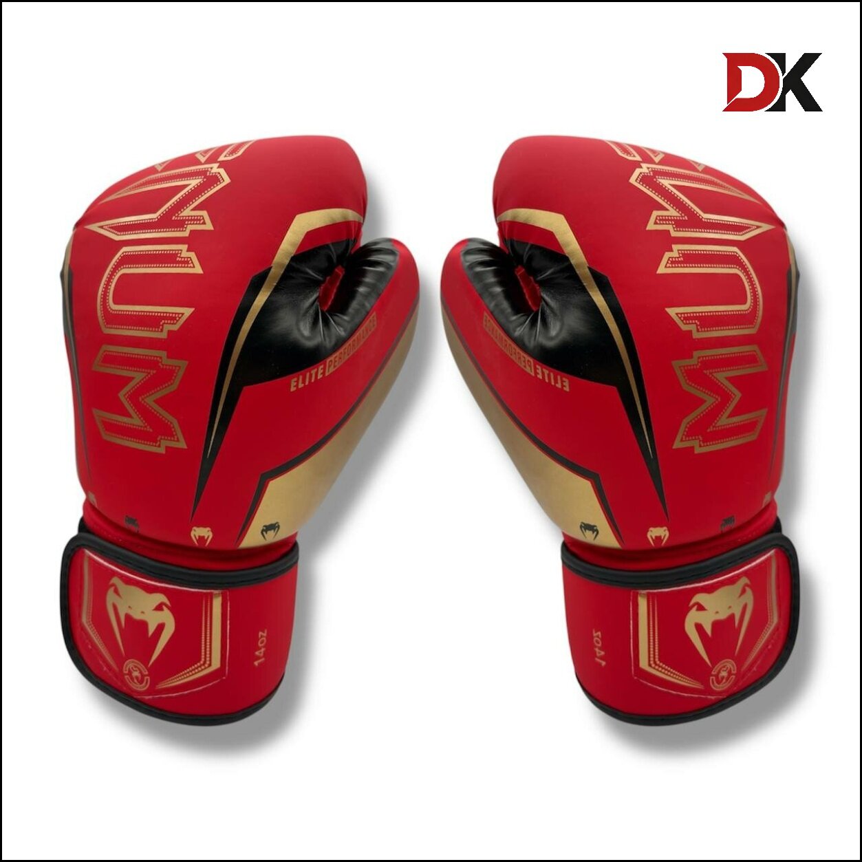 Эксклюзивные боксерские перчатки 10 унций из искусственной кожи в красном цветеСамый продаваемый и долговечный