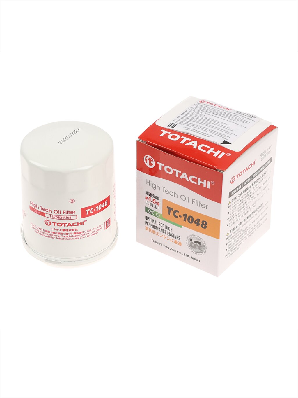 Фильтр масляный (накручивающийся элемент) TOTACHI TC-1048