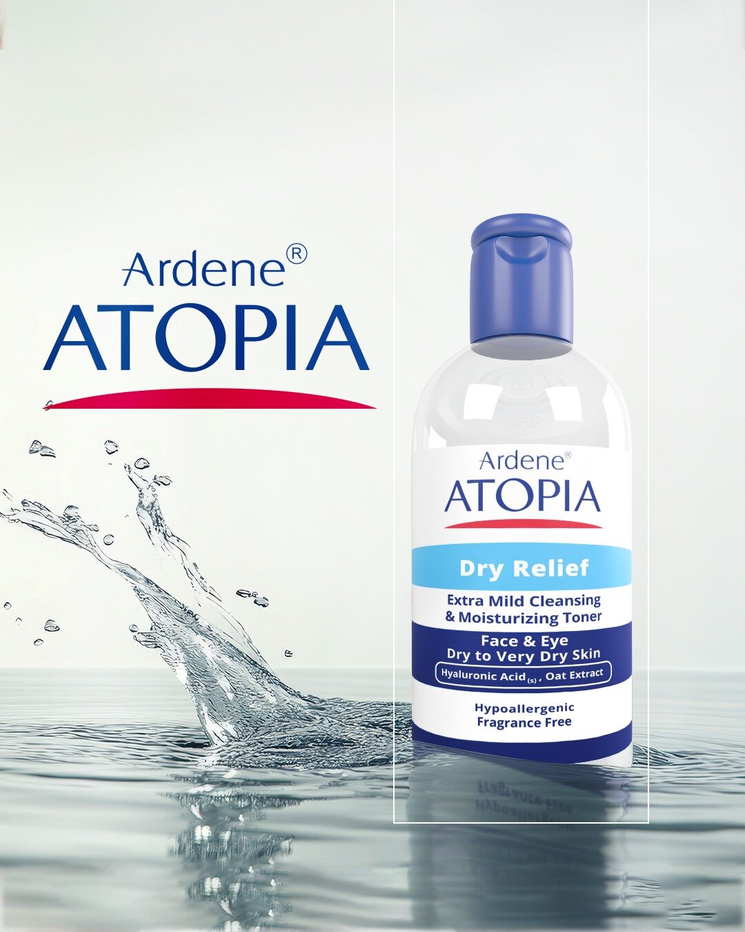 Тоник Ardene "Atopia", для сухой кожи, без парабенов, гипоаллергенный, 250мл