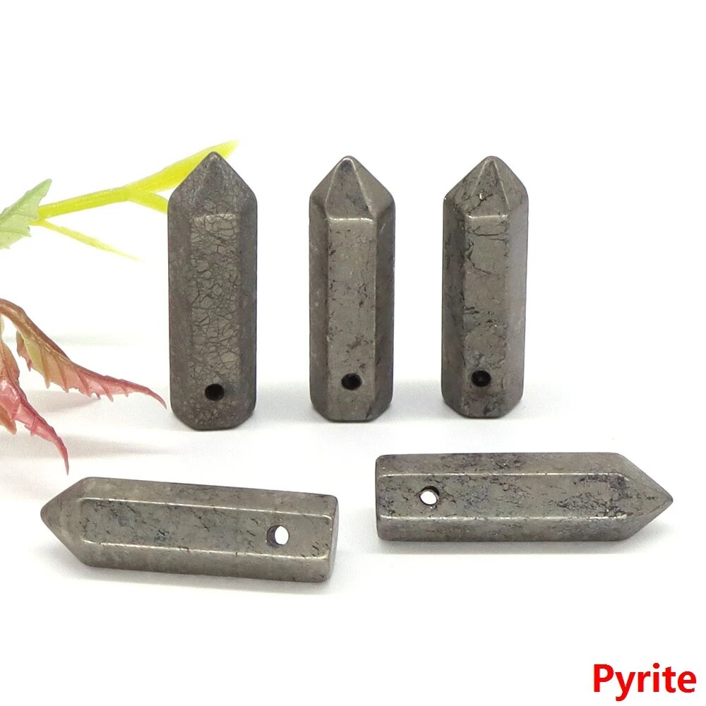 Палочка из пирита, натуральный камень, 1pc