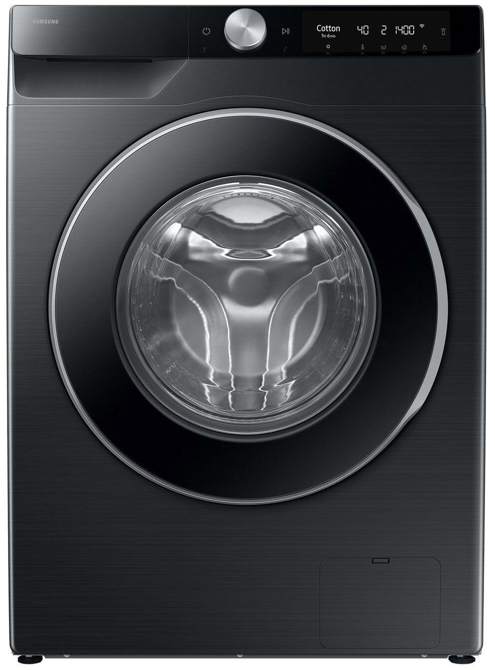 Стиральная машина Samsung WW90DG6U34LBLP WW6000D, черный, 9 кг, 1400 об/мин, SmartThings
