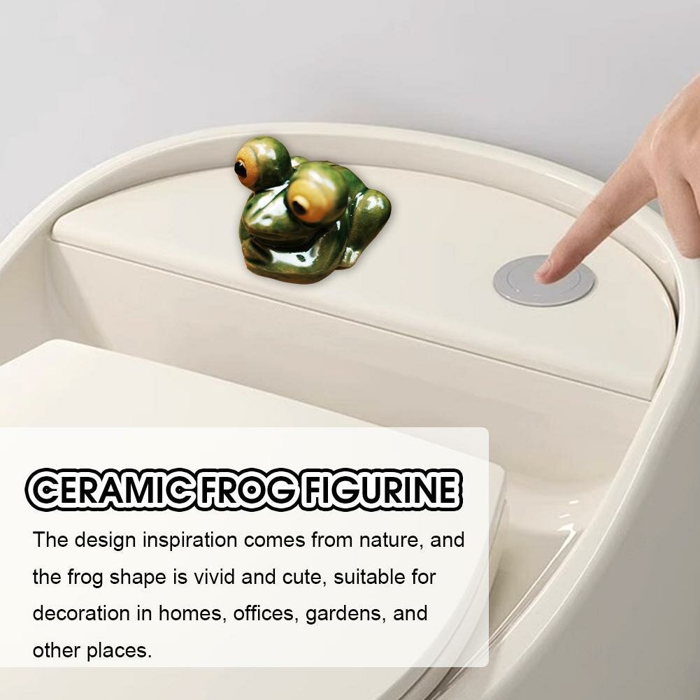 Керамическая статуэтка лягушки — фото 1