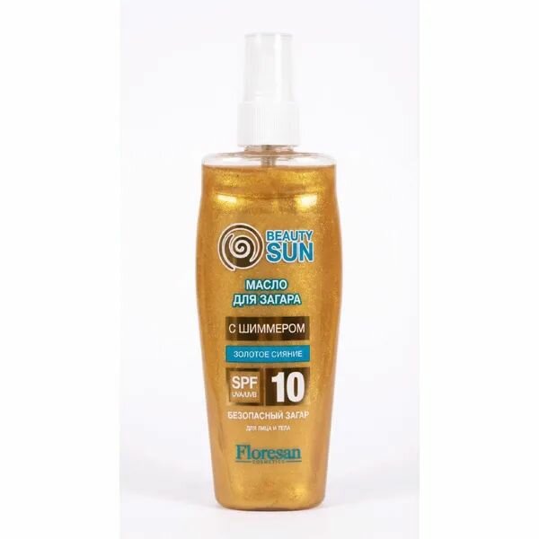 Beauty SUN Масло для быстрого загара SPF 10 Floresan ф-818
